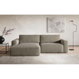 COTTA Ecksofa &raquo;Lasso L-Form, B: 288 cm, XL Sofa, Top Modern&laquo; XL Recamiere B:114 cm, bequeme Wellenunterfederung, viele Stoffe B/H/T: 288cm, Chenille, 