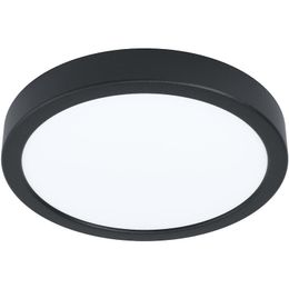 Eglo Deckenleuchte &raquo;ARGOLIS 2&laquo; LED-Modul 1 Stk. Warmwei&szlig; Deckenleuchte aus Stahl - 20,5W - Warmwei&szlig; schwarz &Oslash; 28,5cm H: 3cm, 1 Stk.