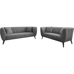 Home Affaire Polstergarnitur &raquo;Lazio modern und bequem, schmale Armlehnen, tolle Detailverarbeitung&laquo; Set, 3-Sitzer und 2-Sitzer, 2 Stk. tlg. auch als 