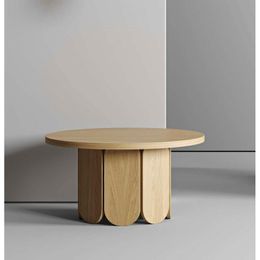 WOODMAN Couchtisch &raquo;Soft&laquo; besonderes Design, Breite 78 cm, FSC -zertifiziert beige B/H/T: 78cm x 40,9cm x 78cm