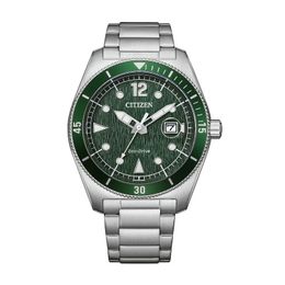 Citizen Damen Solaruhr &raquo;Eco-Drive Day Date&laquo; Armbanduhr, Herrenuhr, Edelstahlarmband, analog, Big Date Einheitsgr&ouml;&szlig;e
