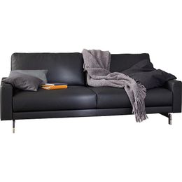 Creation BY ROLF BENZ 3-Sitzer &raquo;CR.450, Designsofa, Loungesofa&laquo; Armlehne niedrig, Fu&szlig; chromfarben gl&auml;nzend, Breite 204 cm blau Jacquard-Flachgewebe 