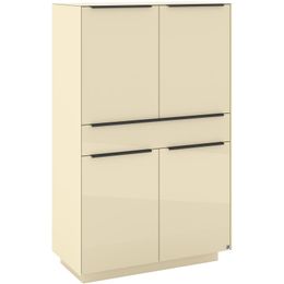 set one by Musterring Highboard &raquo;Reno&laquo; 1 Stk. tlg. Mit Sockel in diversen Farben, 148 cm H&ouml;he & Farbauswahl Glas, Holzwerkstoff B/H/T: 92cm x 148cm x 
