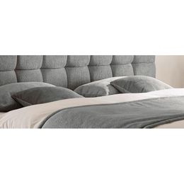 Hapo Dekokissen &raquo;NEYLA, 2er Kissenset, wahlweise in den Gr&ouml;&szlig;en: 40x40cm oder 60x40cm&laquo; Super Softflocken grau Faserb&auml;llchen (Polyester) B/L: 40cm x 