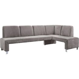 exxpo - sofa fashion Eckbank &raquo;Intenso, viele Bezugsstoffe Cord, Struktur 243/158 cm (B/T)&laquo; hohe Bodenfreiheit, frei im Raum stellbar, hoher 