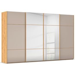 Rauch Schwebet&uuml;renschrank &raquo;Kleiderschrank Schrank Garderobe Schlafzimmerschrank SCALE-TRIO&laquo; edle dreigeteilte Front mit 2 Zierleisten Spiegel/Glas 
