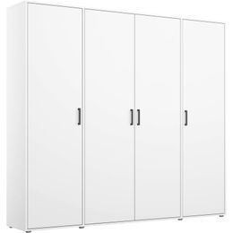 Rauch Kleiderschrank &raquo;VOYAGER Garderobe W&auml;scheschrank Schlafzimmer&laquo; in 3 verschiedenen Ausstattungen BASIC/CLASSIC/PREMIUM, mit 2 modernen 