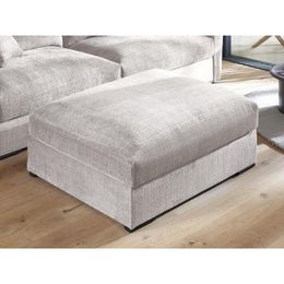 Home Affaire Polsterhocker &raquo;Finca XXL, B: 125 cm&laquo; Mega-Hocker, in Cord oder Chenille-Struktur w&auml;hlbar 100% Polyester B/H/T: 125cm x 52cm x 101cm, 