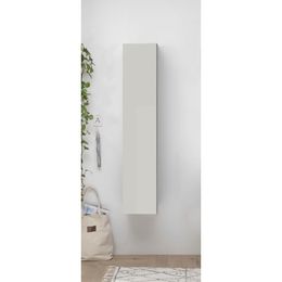 Home Affaire Mehrzweckschrank &raquo;Infinity&laquo; H&ouml;he 138 cm grau Kreidegrau Gesso, B/H/T: 29cm x 138cm x 30cm, T&uuml;ren: 1 Stk., Komplettausf&uuml;hrung