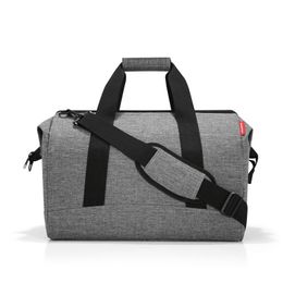 Reisenthel Reisetasche &raquo;allrounder L&laquo; Innensteckf&auml;cher, gepolstert, &Ouml;ffnung Rei&szlig;verschluss, Tragehenkel grau Polyester B/H/T: 48cm x 39,5cm x 29cm