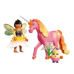 Playmobil Konstruktions-Spielset &raquo;Sammeleinhorn Morgentau mit Fee (72218), Fantasy & Magic&laquo; bunt Einheitsgr&ouml;&szlig;e Konstruktions-Spielset