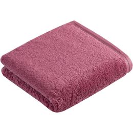 Vossen Handtuch &raquo;Vegan Life&laquo; 100% vegan lila Webfrottier, Obermaterial: 100% Baumwolle B/L: 50cmx100cm, 2 Stk., Webfrottier