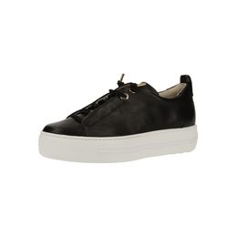 Paul Green Sneaker in Schwarz/Gold | Gr.: 42