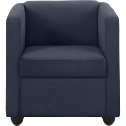 LOOKS by Wolfgang Joop Sessel &raquo;LooksI&laquo; in vielen frischen Farben blau Cord (92% Polyester, 8% Polyacryl);Luxus_Microfaser mit Druck (100% Polyester);