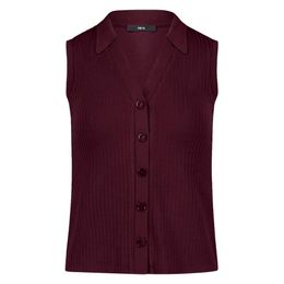 Zero Poloshirt mit Kragen in Dark Aubergine | Gr.: 44