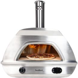 Buschbeck Gasgrill &raquo;Pizzaofen X1 inkl. Bluetooth-Thermometer&laquo; BxTxH: 48x52x74 cm grau B/H/T: 48cm x 52cm