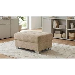 OTTO home Hocker &raquo;Lolland&laquo; passend zum Sofa Lolland, Breite 83 cm, individuell zu kombinieren 100% Polyester B/H/T: 83cm x 44cm x 60cm, Flausch