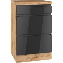 KOCHSTATION Unterschrank &raquo;KS-Virginia,neu in verbesserter Ausf&uuml;hrung&laquo; Stauraum, Softclose, mit CPL-Arbeitsplatte, Breite 50 cm, 1 Schubkasten, 2 