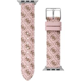 Guess Herren Smartwatch-Armband &raquo;Apple Strap, CS2009S2&laquo; Wechselarmband, Ersatzband, Leder, passend f&uuml;r die Apple Watch rosa Einheitsgr&ouml;&szlig;e