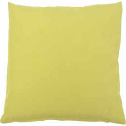 G&ouml;zze Dekokissen &raquo;Milano&laquo; mit Rei&szlig;verschluss, Kissenh&uuml;le ohne F&uuml;llung, 2 St&uuml;ck gr&uuml;n Polyester B/L: 50cm x 50cm, 2 Stk.
