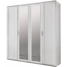 wimex Kleiderschrank &raquo;Nadja&laquo; wei&szlig; B/H/T: 180cm, T&uuml;ren: 4 Stk.