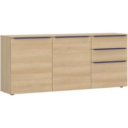 Tom Tailor HOME Kommode Lowboard, Breite 165 cm,3 T&uuml;ren,2 Schubladen, viel Stauraum Holzwerkstoff, Melamin, Spanplatte B/H/T: 165cm x 74cm x 42cm, 