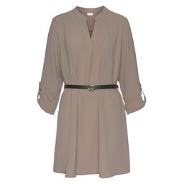 Lascana Longbluse in taupe | Gr.: 42