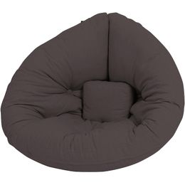 Karup Design Sessel &raquo;Mini Nido - ausklappbarer und bequemer Kindersessel&laquo; grau Einheitsgr&ouml;&szlig;e