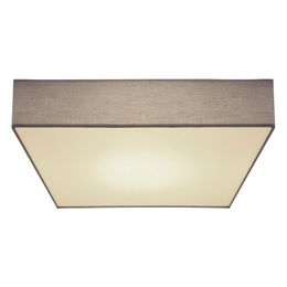 Globo LIGHTING Deckenleuchte &raquo;SANNA&laquo; E27 1 Stk. Deckenleuchte wei&szlig;/Anthrazit, Opalglas, E27 LEDs 1, H: 13cm, 1 Stk., eckig