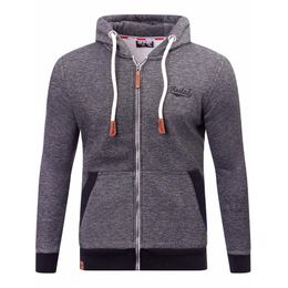 Reslad Sweatjacke Meliert in schwarz | Gr.: M