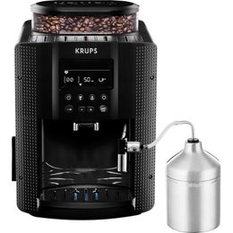 Krups Kaffeevollautomat &raquo;EA8160 Essential Espresso&laquo; Wassertankkapazit&auml;t: 1,7 Liter, inkl. Auto Cappuccino XS6000 Set schwarz Einheitsgr&ouml;&szlig;e Kaffeevollautomat