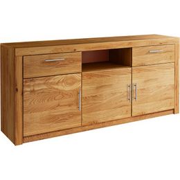 VOGL M&ouml;belfabrik Sideboard &raquo;Toronto&laquo; Breite 183 cm braun Holz teilmassiv, Melamin B/H/T: 182cm x 82cm x 42cm