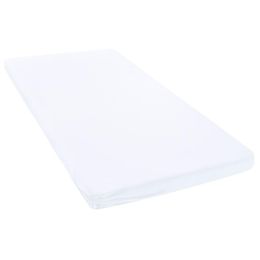 bellana Spannbettlaken &raquo;Melone TOPPER 100% Baumwolle, Jersey 125 g/m&sup2;, b&uuml;gelfrei&laquo; reine Baumwolle, f&uuml;r Matratzen bis 10 cm H&ouml;he, Spannbetttuch wei&szlig; 