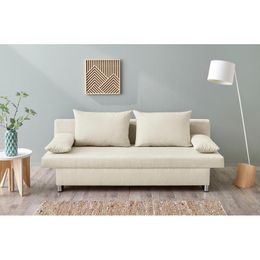 Jockenh&ouml;fer Schlafsofa &raquo;B: 191 cm, Liegefl. 120x191 cm&laquo; mit Schlaffunktion & Bettkasten Korpus: 100% Polyester;Kissen: 100% Polyester B/H/T: 191cm x 80cm, Luxus-