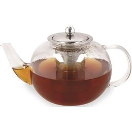 Teekanne &raquo; Le Teapot&laquo; 1,5 l 1 Stk. tlg. aus Glas mit losem Blatt und Teesieb transparent Borosilikatglas, Cromargan Edelstahl Rostfrei 18/10 1,5 l