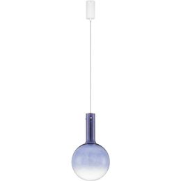 NOVA LUCE Pendelleuchte &raquo;NOSTOS&laquo; LED-Modul 1 Stk. Warmwei&szlig; blau 1, &Oslash; 25cm H: 170cm, 1 Stk.