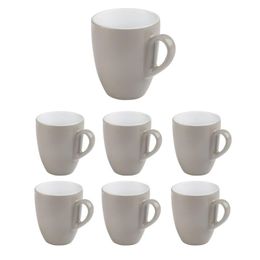 APS Tasse &raquo;SNUG&laquo; &Oslash; 8,5 cm, H: 10 cm, 330 ml, Porzellan, Griff: 3 cm Porzellan &Oslash; 8,5cm x 10cm, 6