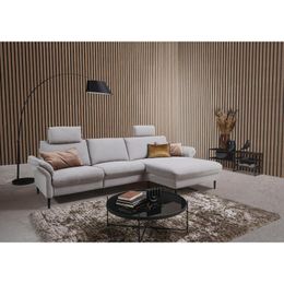Home Affaire Ecksofa &raquo;Sarsina: mit Tonnentaschen-Federkern, perfekt zum Entspannen L-Form&laquo; inklusive 1 motorischen Relaxfunktion mit Herz-Waage-