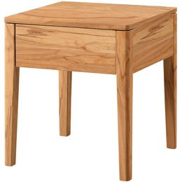 Hasena Nachtkonsole &raquo;Styly&laquo; beige Massivholz B/H/T: 43cm x 48cm x 43cm, 1 Stk., Buche