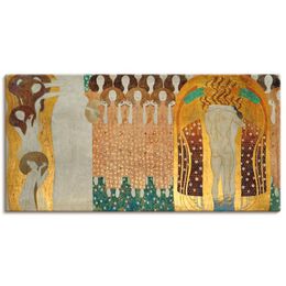 Artland Wandbild &raquo;Beethovenfries&laquo; Gruppen & Familien 1 Stk. tlg. als Leinwandbild, Poster in verschied. Gr&ouml;&szlig;en braun Leinwand B/H/T: 100cm x 50cm, 