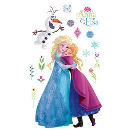 Komar Vliestapete &raquo;Selbstklebende Vlies - Frozen Nordic Summer XXL - Gr&ouml;&szlig;e 127 x 200 cm&laquo; bedruckt glatt Kinderzimmer bunt Vlies B/L: 127m x 200m, Rollen: 1