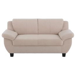 Home Affaire 2-Sitzer &raquo;Yesterday zeitlos und komfortabel, gem&uuml;tliche Armlehnen&laquo; beige Antikleder-Optik Melrose (100% Polyester);Struktur (100% 