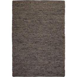 Kayoom Wollteppich &raquo;Kvell 875&laquo; rechteckig 13 mm H&ouml;he Kurzflor, Handgewebt, Modernes Muster, Uni, Wolle Wolle B : 140cm 1 Stk., 13mm, L: 200cm