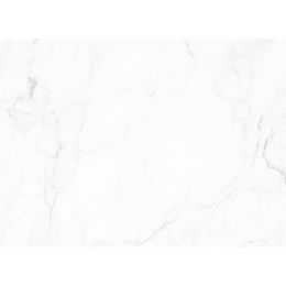 Livingwalls living walls Fototapete &raquo;Designwalls White Marble 2&laquo; glatt Vlies, Wand, Schr&auml;ge, Decke wei&szlig; Vlies B/L: 3,5m x 2,55m