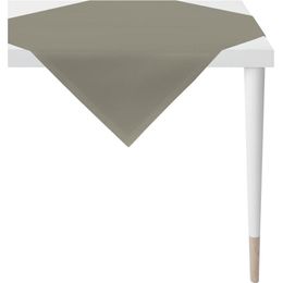 Apelt Mitteldecke &raquo;3900 Uni / OUTDOOR, Sommerdeko, Sommer&laquo; mit Fleckschutz grau Polyacryl B/L: 85cm x 85cm, 1 Stk., quadratisch