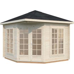 Palmako Gartenhaus &raquo;Pavillon Melanie&laquo; transparent transparent Massivholz Fu&szlig;boden im Gartenhaus, ohne Dacheindeckung