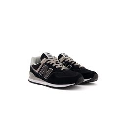 New Balance Sneaker 574 in Schwarz/Wei&szlig;/Grau | Gr.: 42