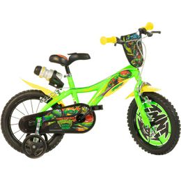 DINO BIKES Kinderfahrrad &raquo;Turtles 14" Kinderfahrrad 3-6 Jahre&laquo; 1 Gang ohne Schaltung 14 Zoll (35,56cm) hinten: 14 Zoll (35,56cm) Kinderfahrrad