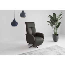Sit & More sit&more TV-Sessel &raquo;Zora&laquo; wahlweise mit Aufstehhilfe, 2 Motoren und Akku grau NaturLEDER ,mit Gasdruck,mit Kopfteilverstellung,mit Drehfunktion,