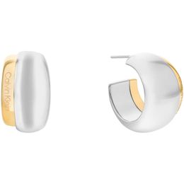 Calvin Klein Damen Paar Ohrstecker &raquo;REFINE&laquo; gold Edelstahl